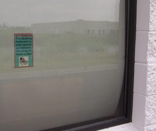 Security signs to protect your property and family